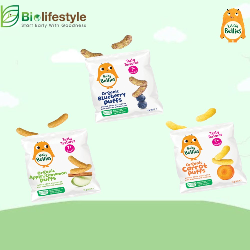 (Combo Pack Of 3) Little Bellies Organic Baby Puff (12g) | BioLifestyle