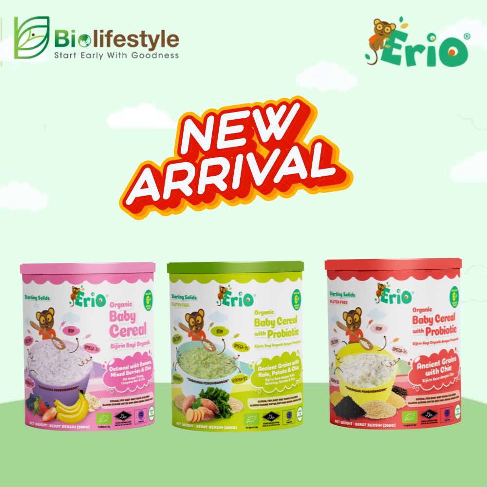 Super Combo Erio Organic Baby Cereal (3X200g) | BioLifestyle